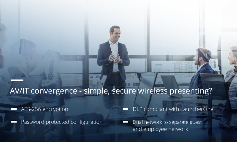 AV/IT convergence – simple, secure wireless presenting - Vivitek