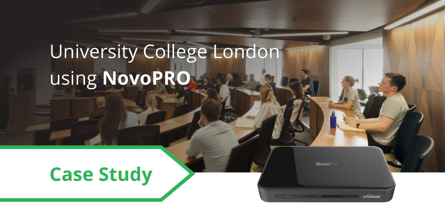 Vivitek NovoPro is the way to go for University College London - Vivitek